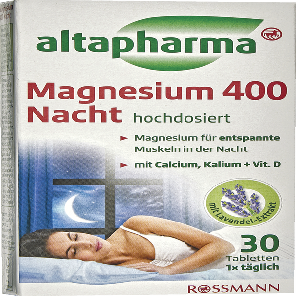 altapharma Magnesium 400 Nacht hochdosiert online kaufen | rossmann.de
