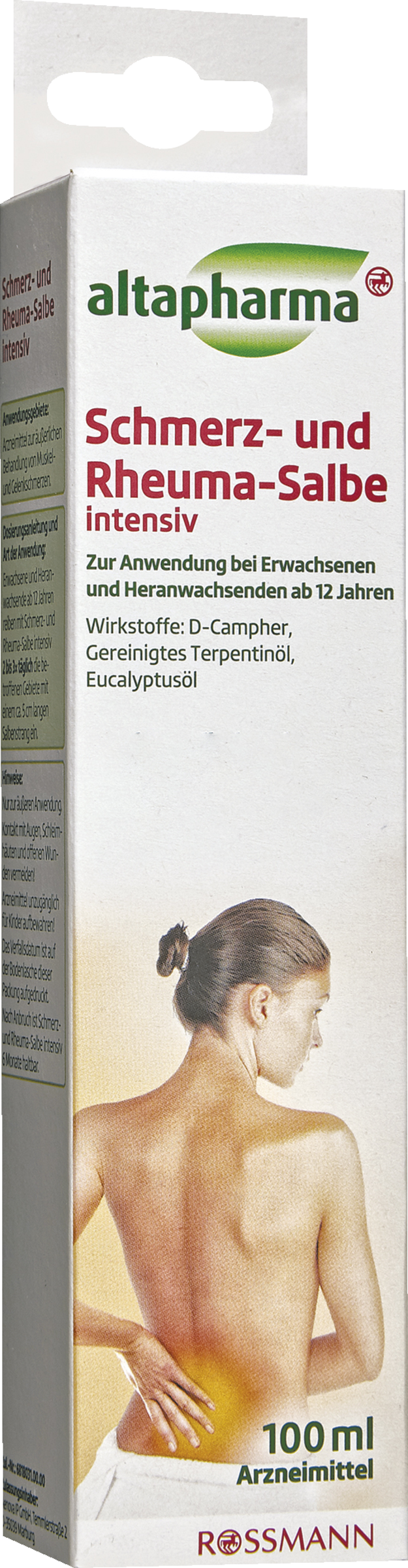 altapharma altapharma Schmerz- und Rheuma-Salbe intensiv 100 ml ...