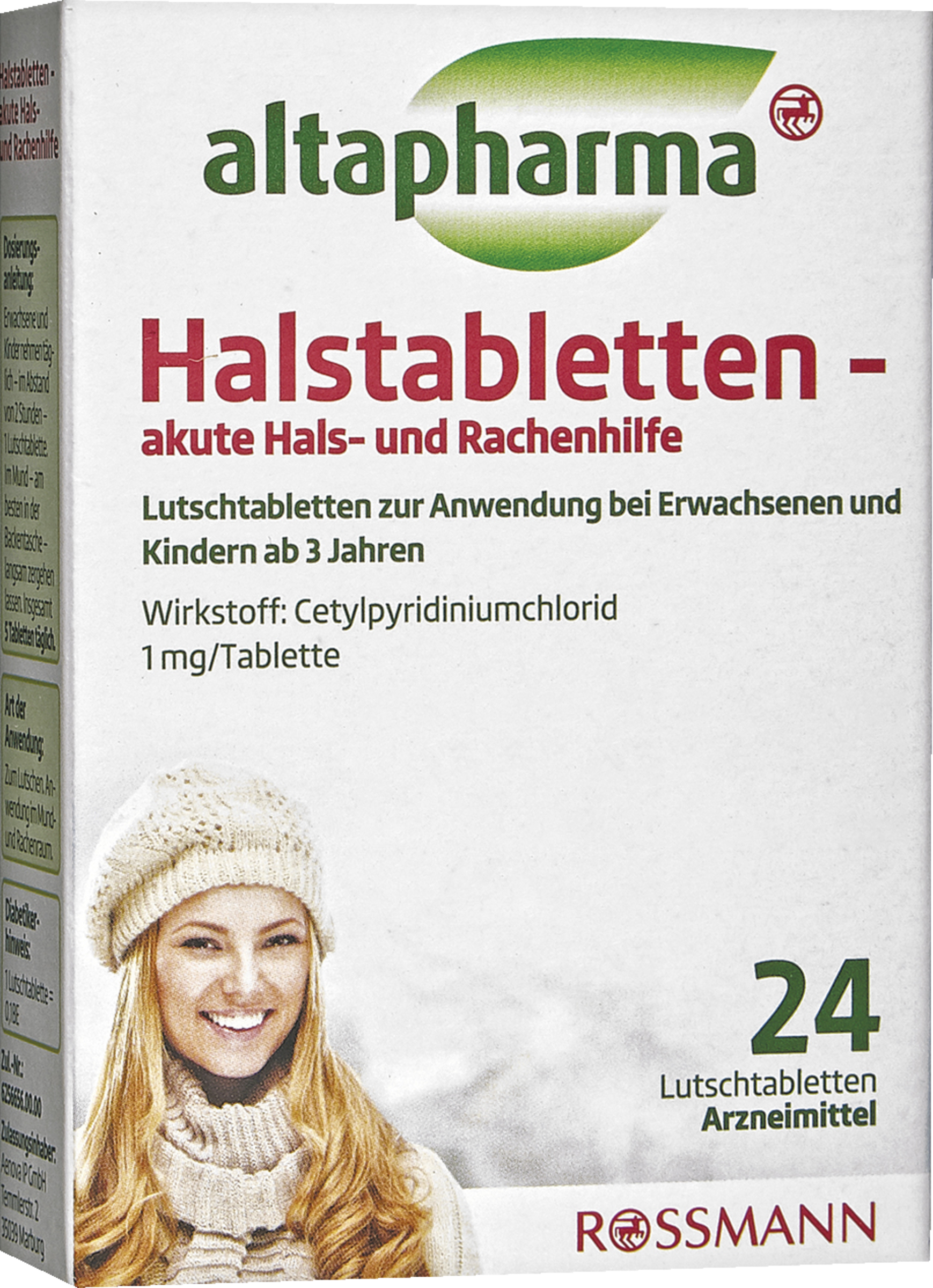 altapharma altapharma Halstabletten - akute Hals- und Rachenhilfe 24 ...