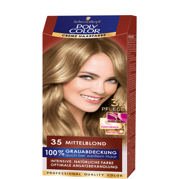 Schwarzkopf Poly Color Creme-Haarfarbe Mittelblond 35 | rossmann.de