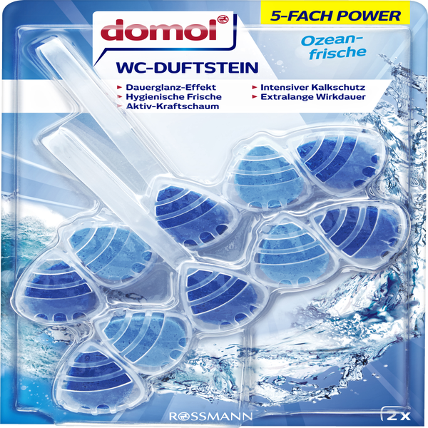domol WC-Duftstein 5-fach Power Ozeanfrische online kaufen | rossmann.de