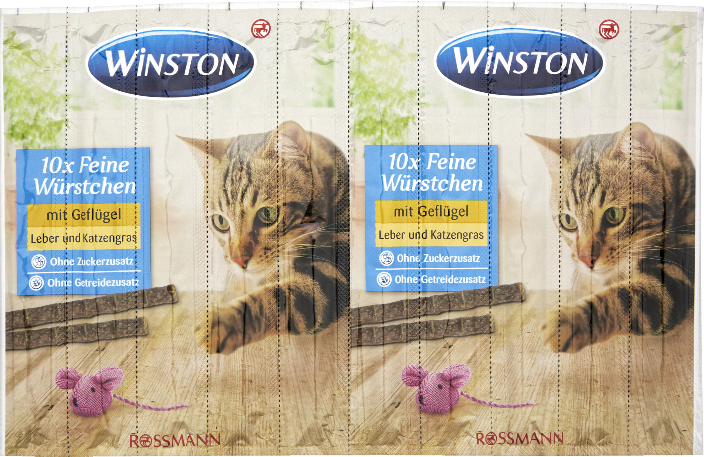 Winston Feine Würstchen mit Geflügel, Leber und Katzengras online ...