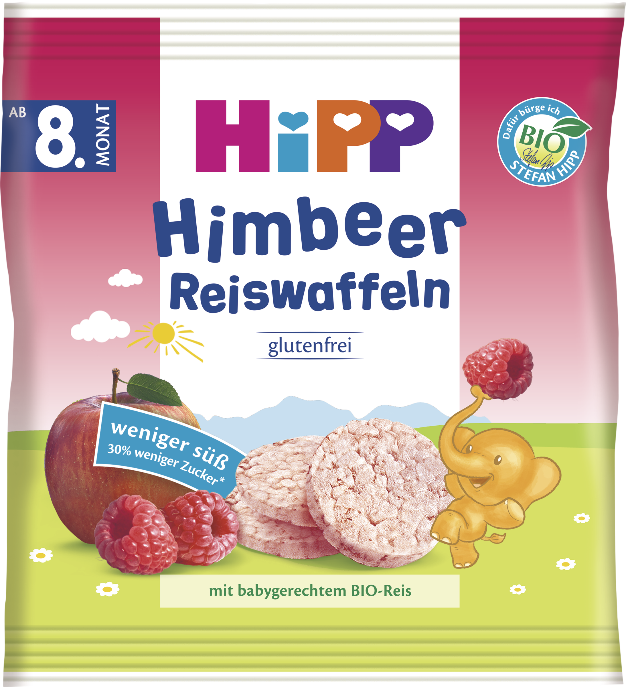 HiPP Bio Himbeer Reiswaffeln, ab 8. Monat online kaufen | rossmann.de