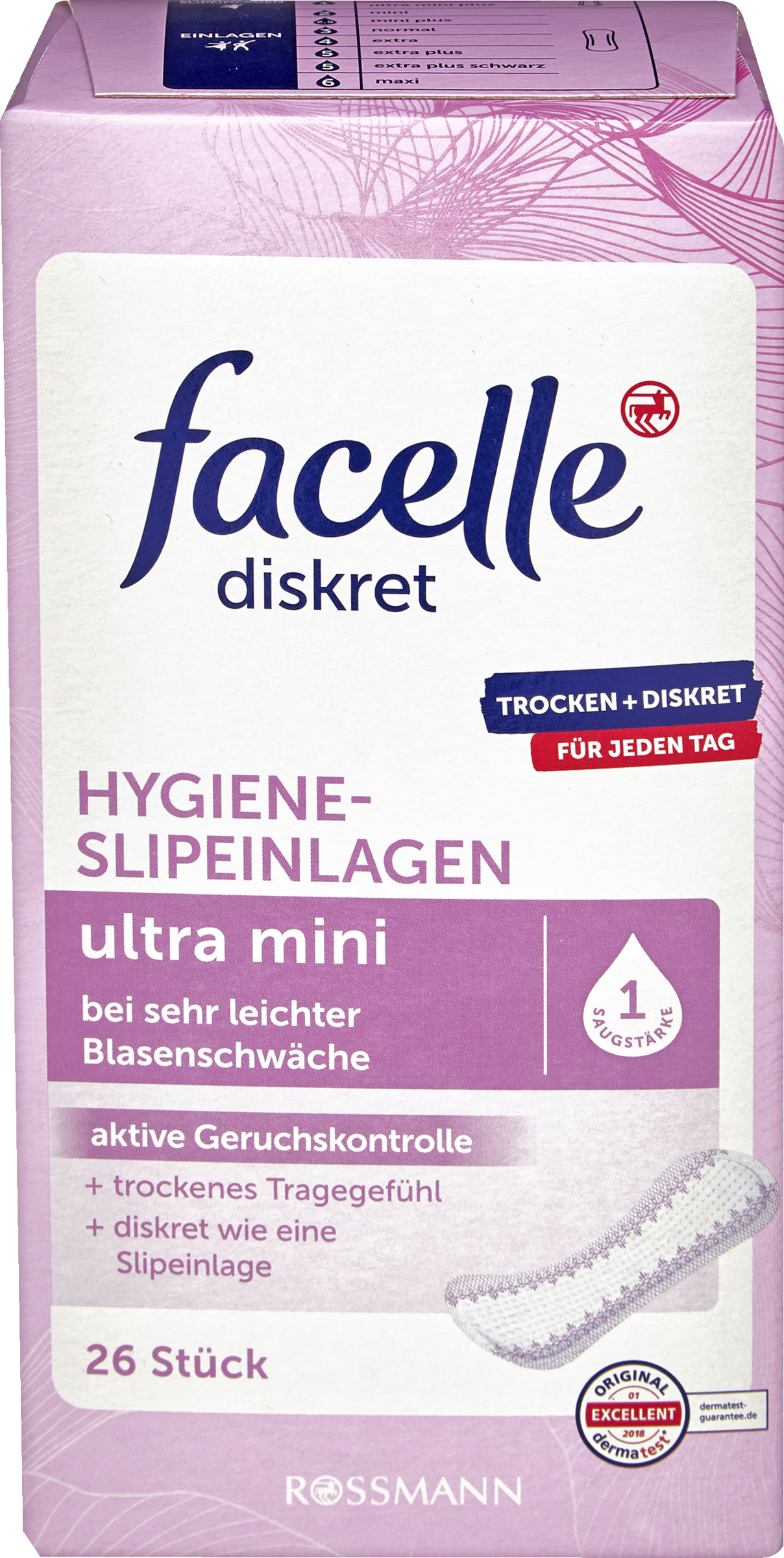 facelle diskret Hygiene-Slipeinlagen ultra mini online kaufen | rossmann.de