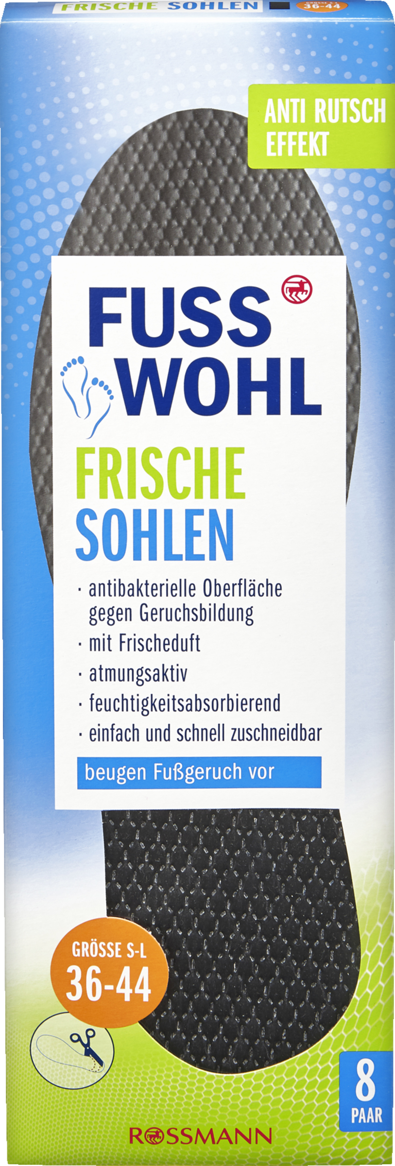 FUSSWOHL Frische Sohlen schwarz 36-44 online kaufen | rossmann.de