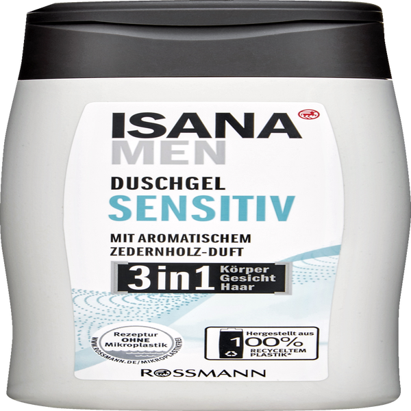 ISANA MEN 3in1 Duschgel sensitiv online kaufen | rossmann.de
