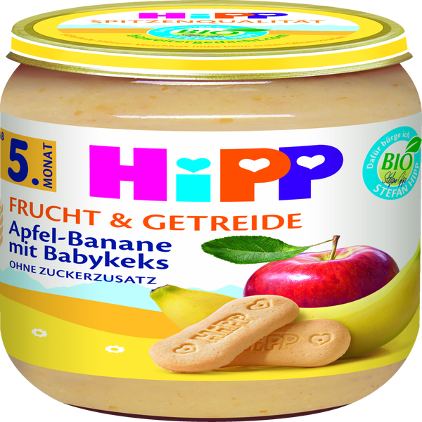 HiPP Bio Frucht & Getreide Apfel-Banane mit Babykeks online kaufen | rossmann.de
