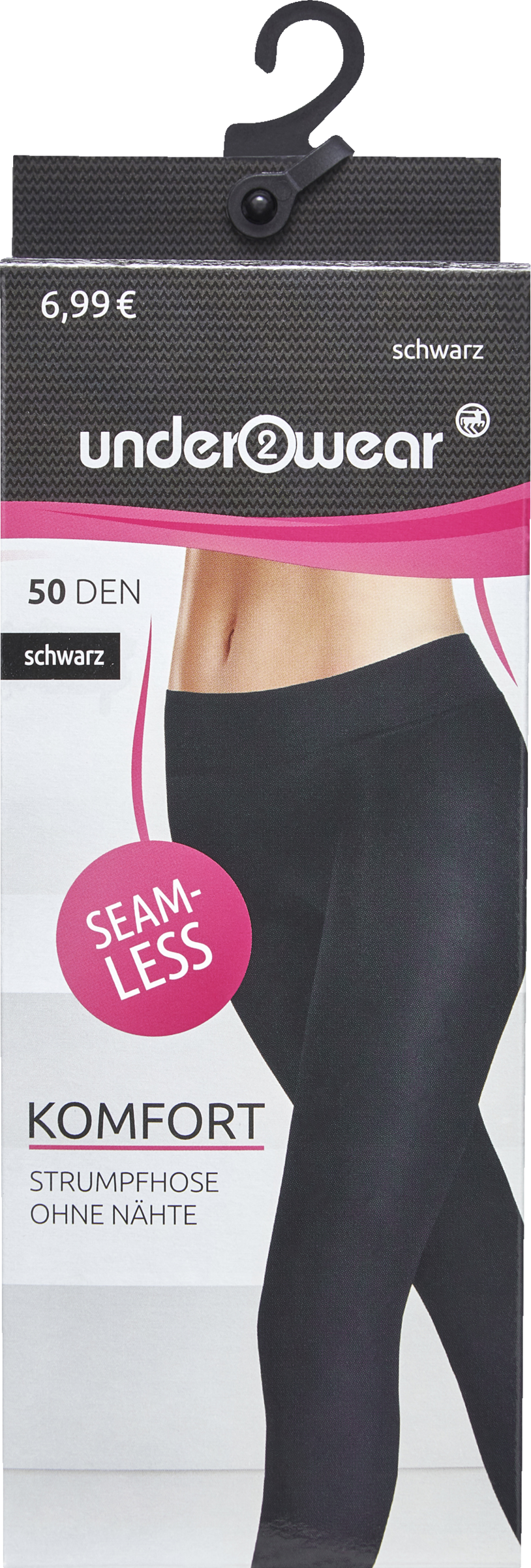 under2wear Komfort Strumpfhose seamless schwarz L (44/46) | rossmann.de