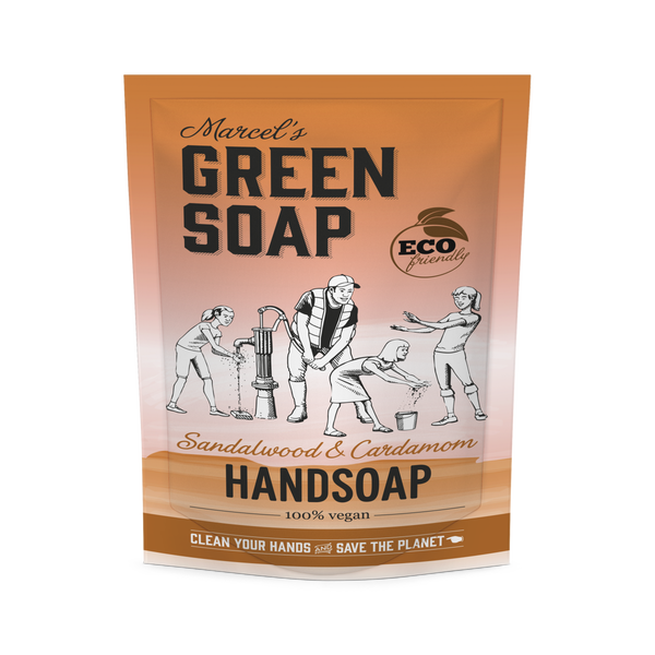 Marcel's Green Soap Handseife Sandelholz & Kardamom Nachfüllbeutel ...