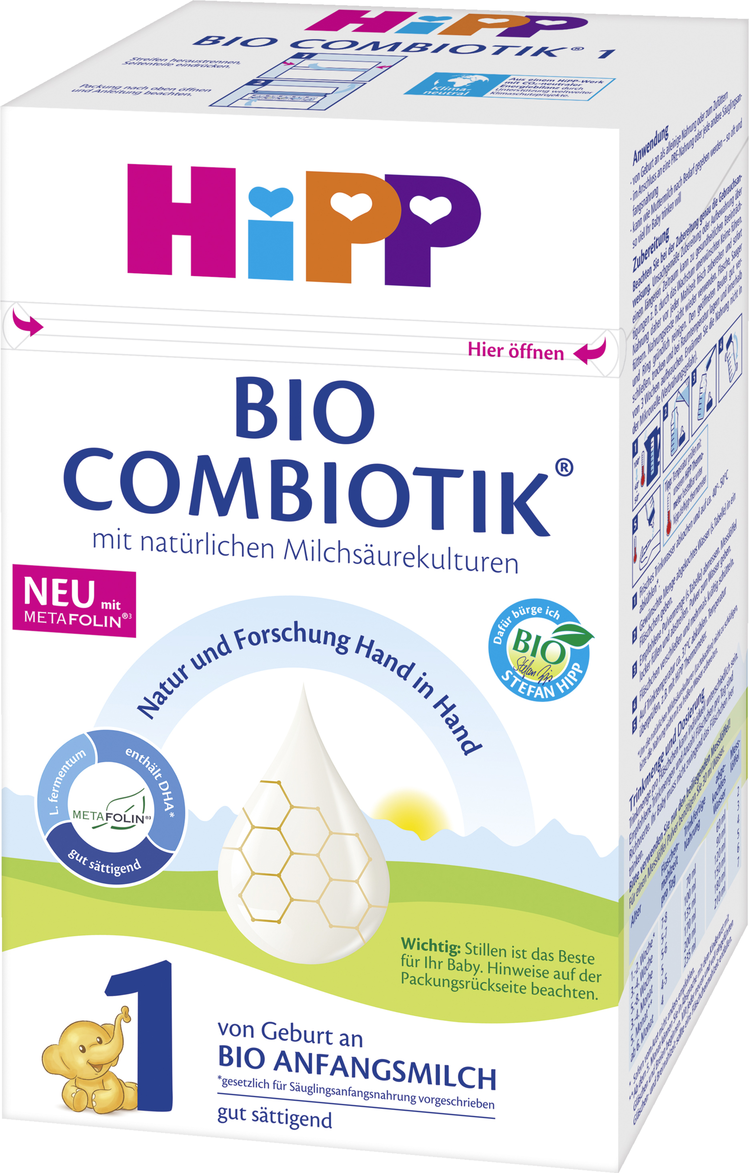 HiPP Bio Milchnahrung Combiotik 1 von Geburt an online kaufen | rossmann.de