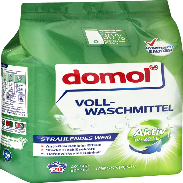 domol Vollwaschmittel Pulver 20 WL online kaufen | rossmann.de