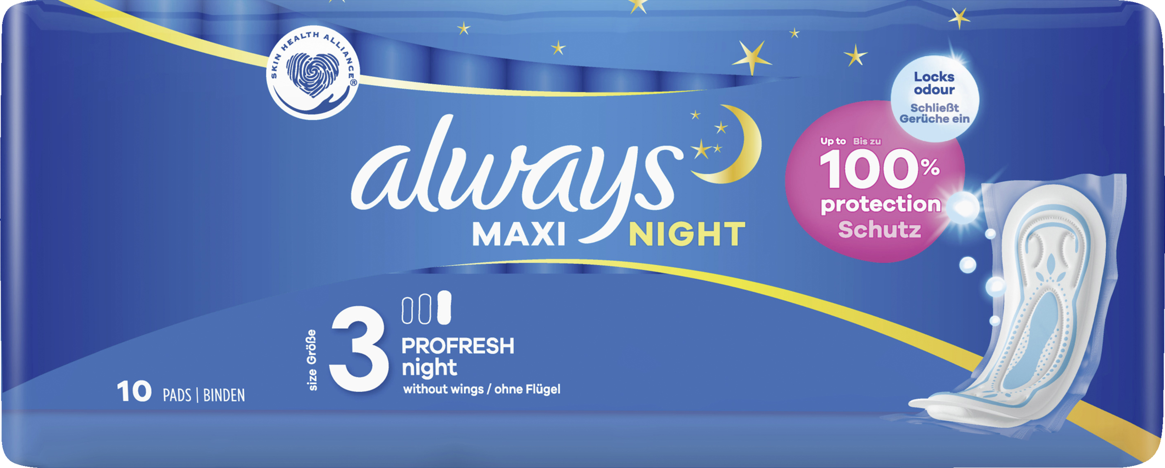 Always maxi night PROFRESH night Binden ohne Flügel online kaufen ...