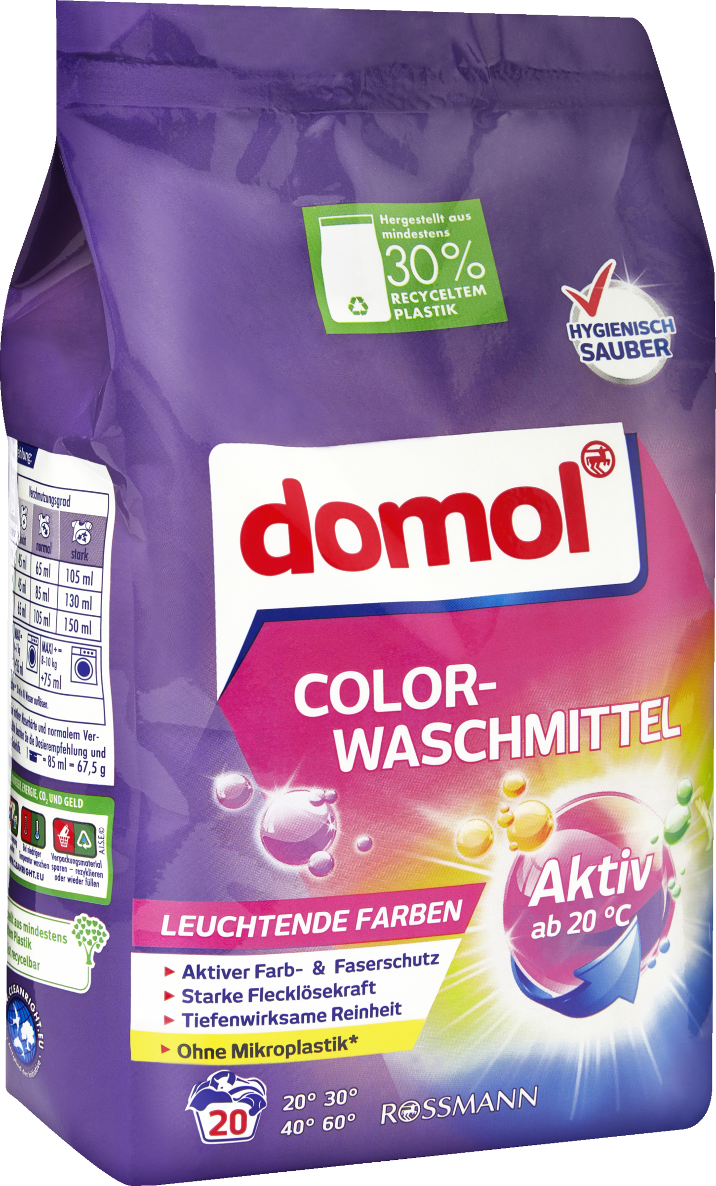 domol Colorwaschmittel Pulver 20 WL online kaufen | rossmann.de