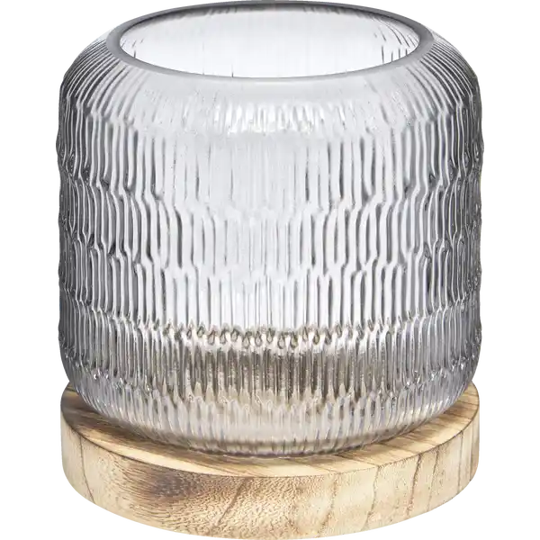 RUBIN LICHT Windlicht Glas geriffelt und Natur | rossmann.de RUBIN LICHT Windlicht Glas geriffelt und Natur | rossmann.de