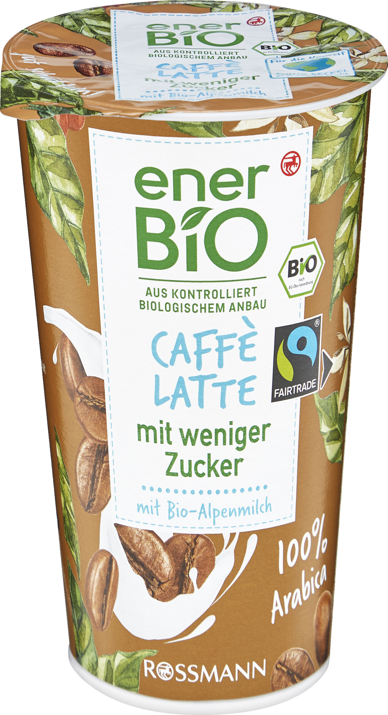 enerBiO Caffè Latte zuckerreduziert 230ml | rossmann.de