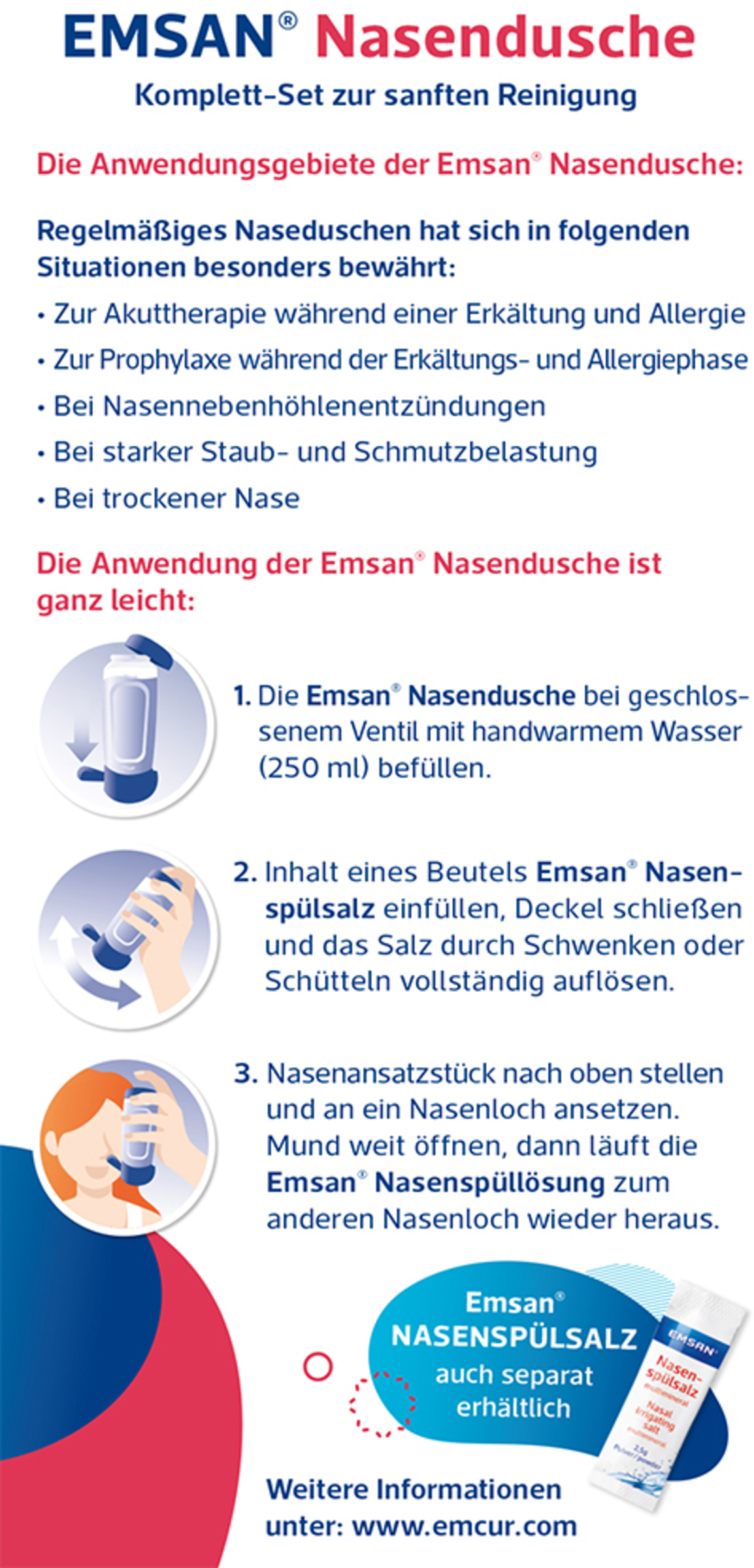 Emsan Nasendusche Komplett-Set online kaufen | rossmann.de