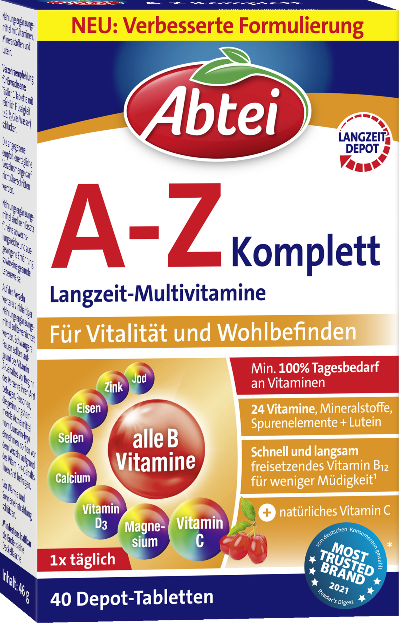 Abtei A-Z Komplett Langzeit-Multivitamine online kaufen | rossmann.de