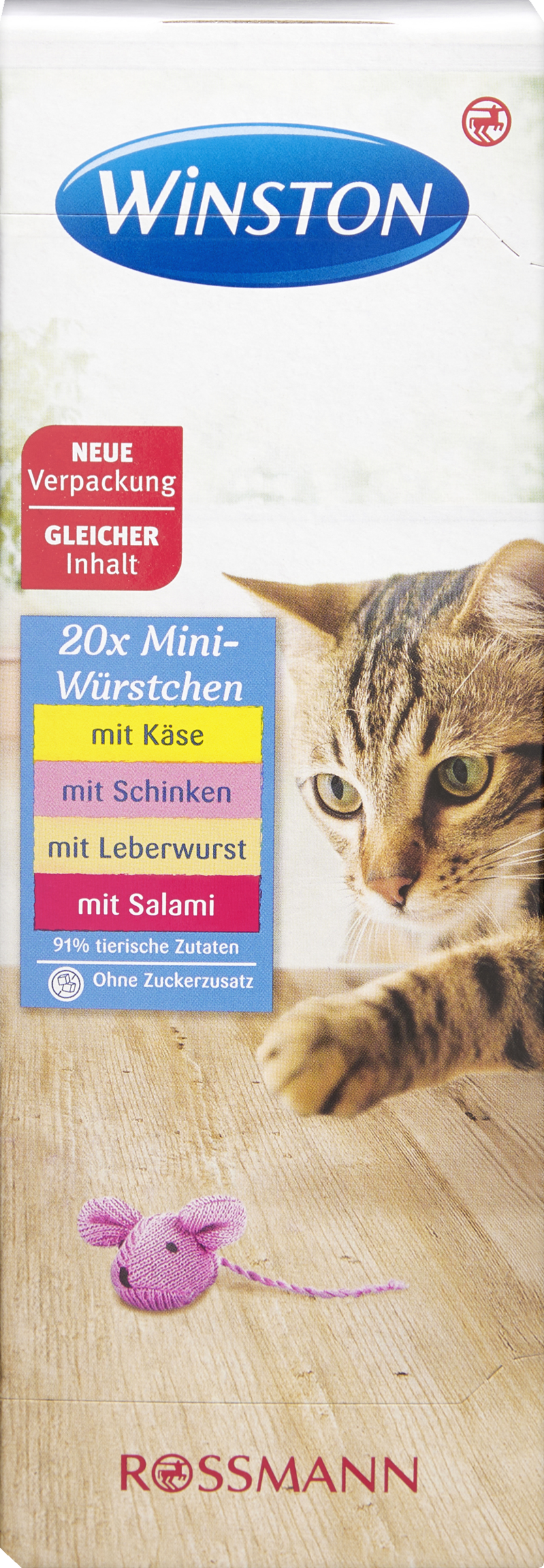 Winston Winston Mini-Würstchen: mit Käse, mit Schinken, mit Leberwurst ...