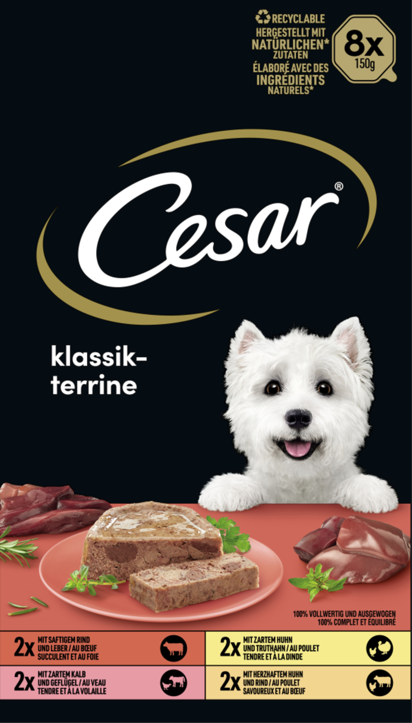 Cesar Klassik-Terrine Multipack online kaufen | rossmann.de