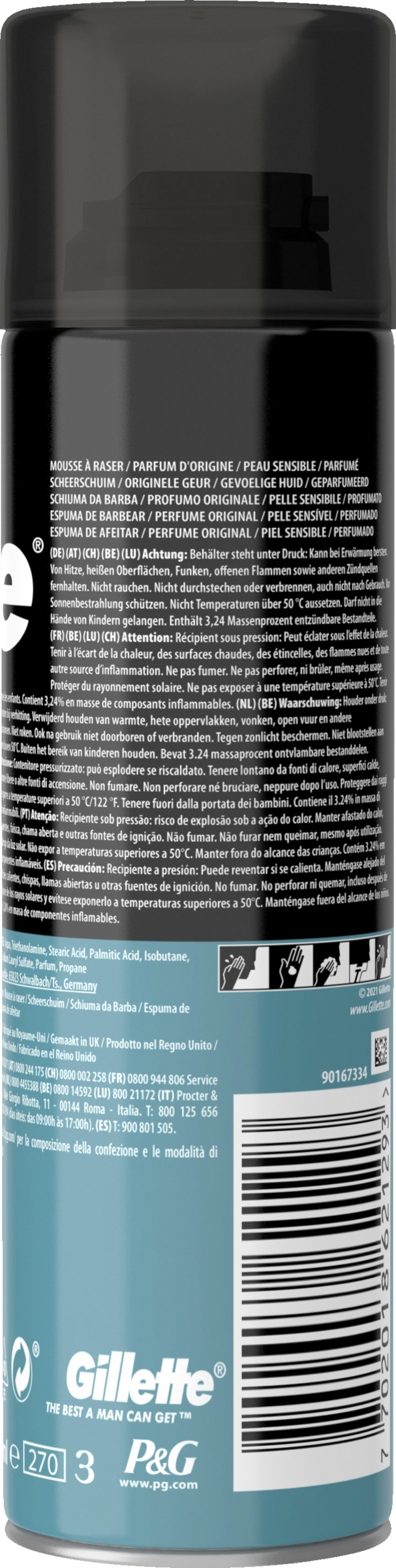 Gillette Rasierschaum Sensitive online kaufen | rossmann.de