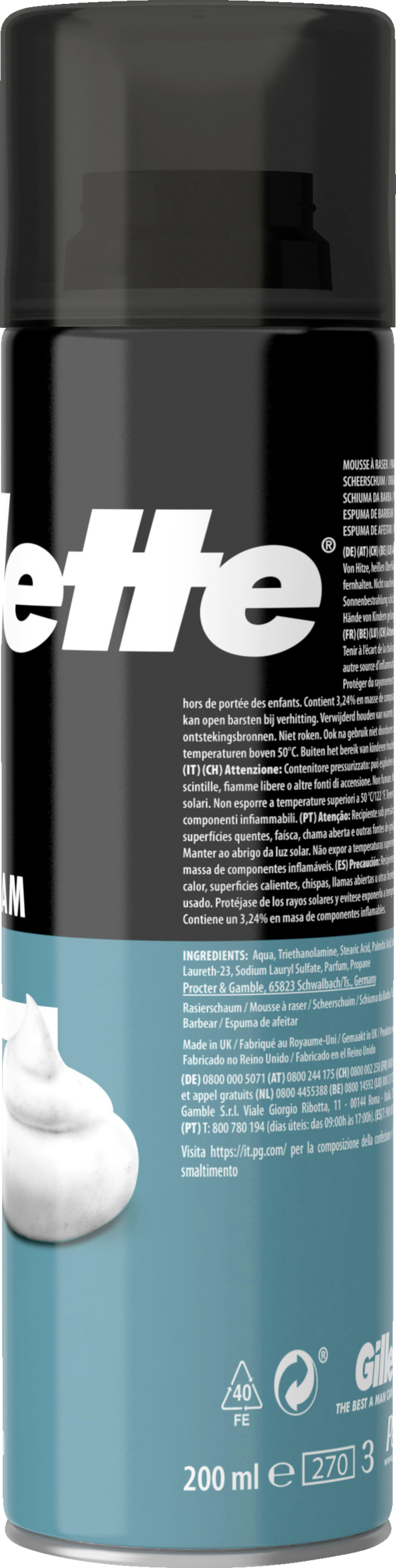 Gillette Rasierschaum Sensitive online kaufen | rossmann.de