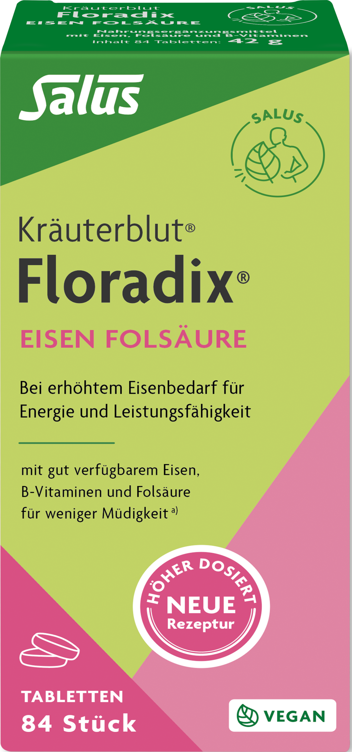 Salus Floradix Eisen Folsäure Tabletten | rossmann.de