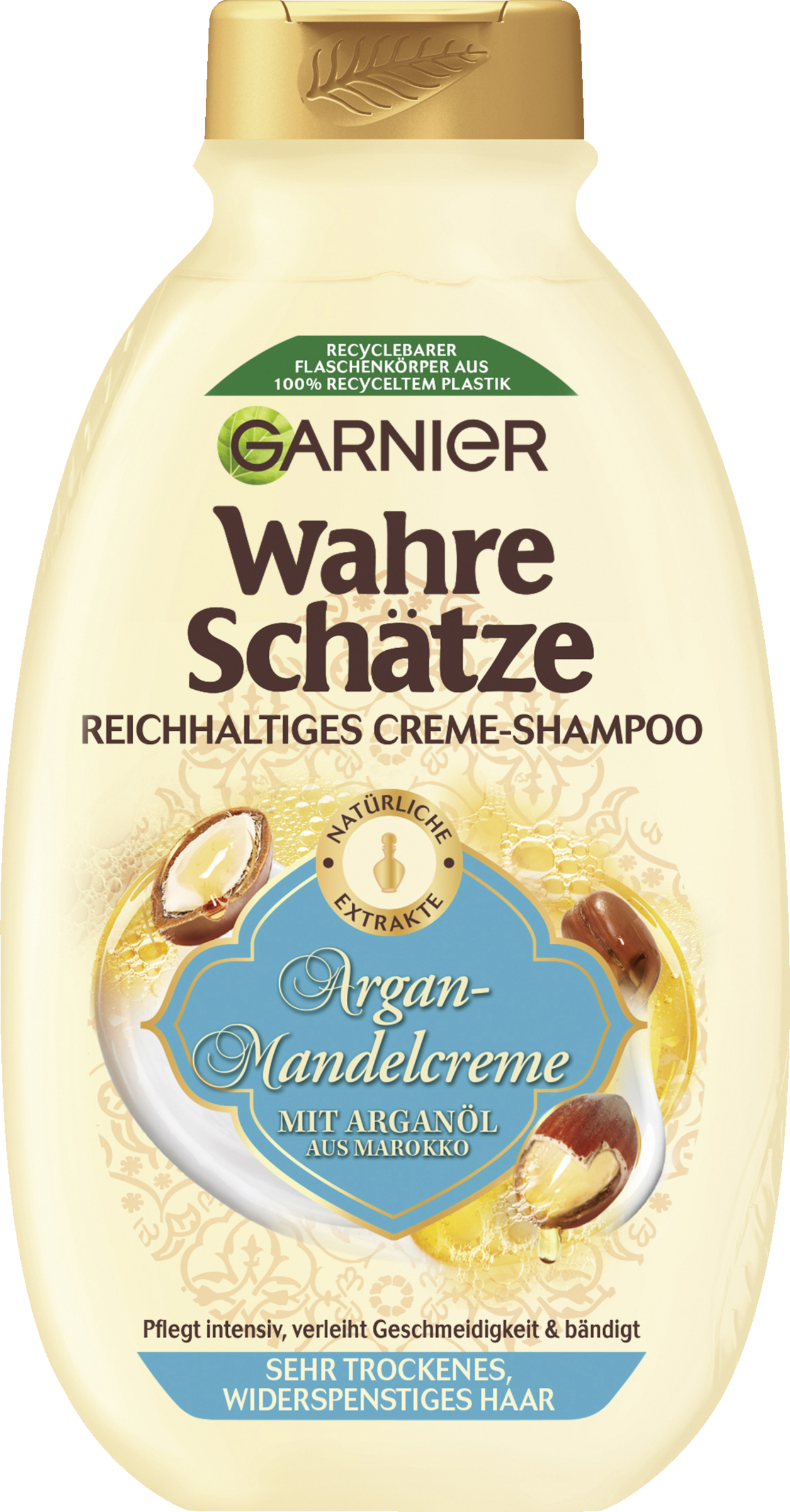 Garnier Wahre Schätze Reichhaltiges Creme-Shampoo Argan-Mandelcreme ...