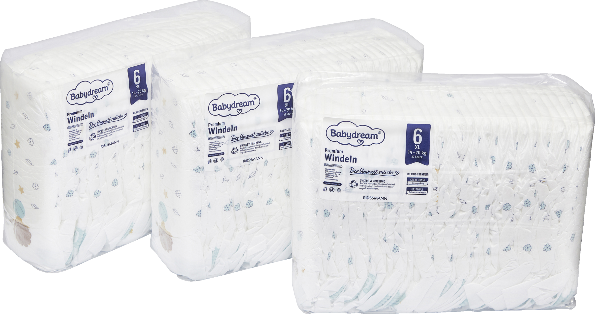 Babydream Premium Windel Größe 6 XL, 96 Stück, 14-20 kg online kaufen ...