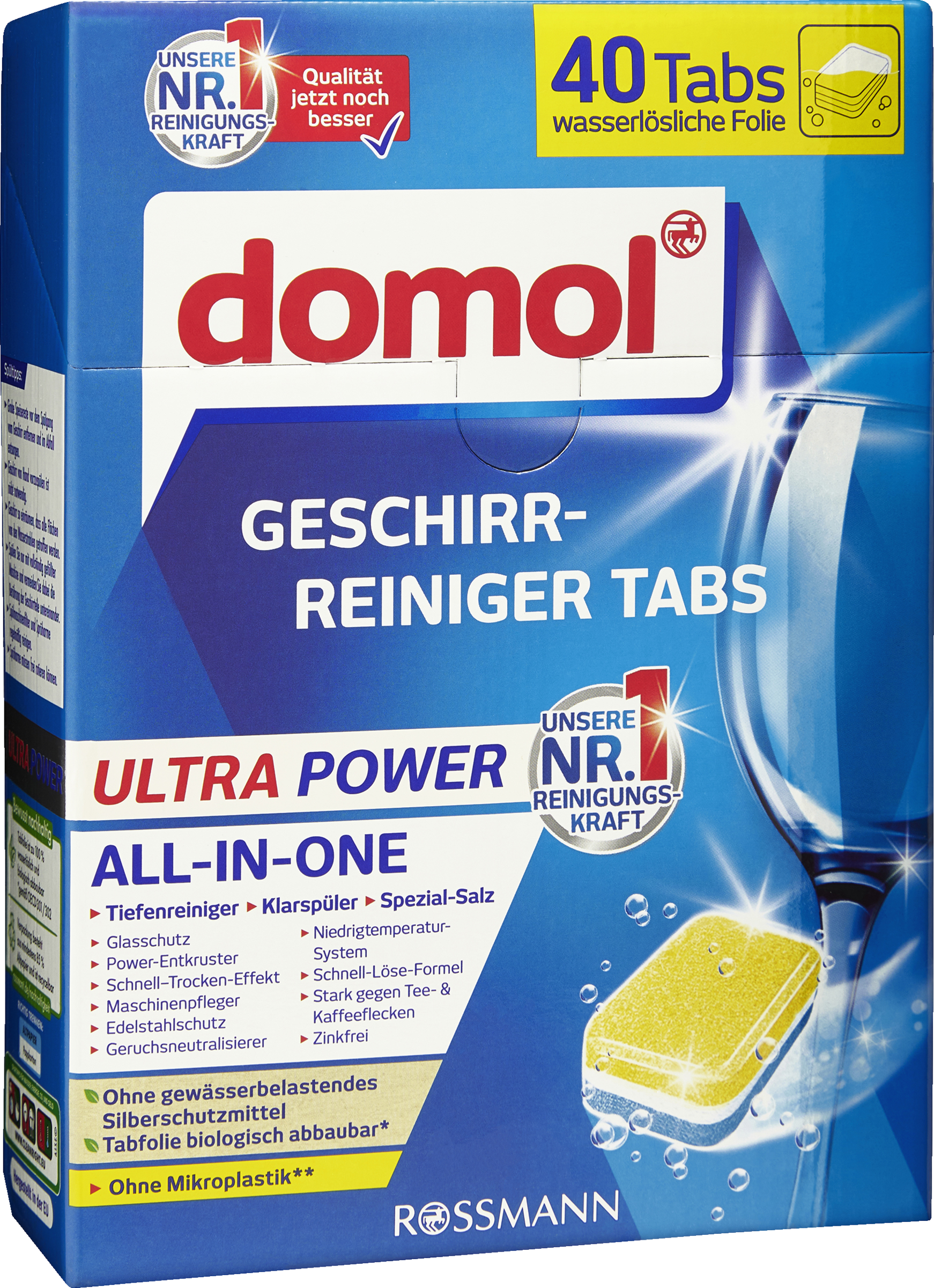 domol Geschirr-Reiniger Tabs Ultra Power online kaufen | rossmann.de
