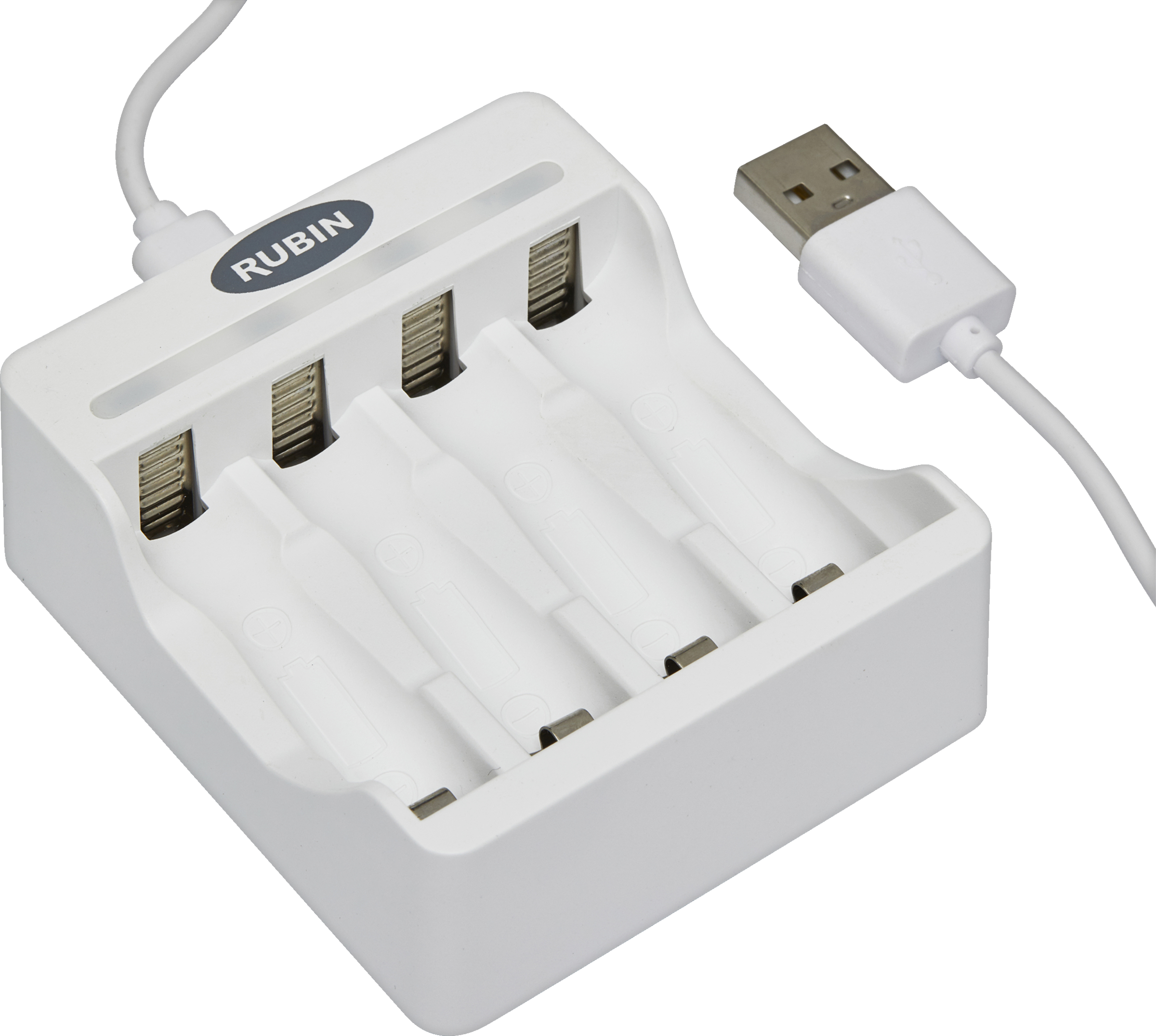 RUBIN Akku-Ladegerät mit USB Ladekabel online kaufen | rossmann.de