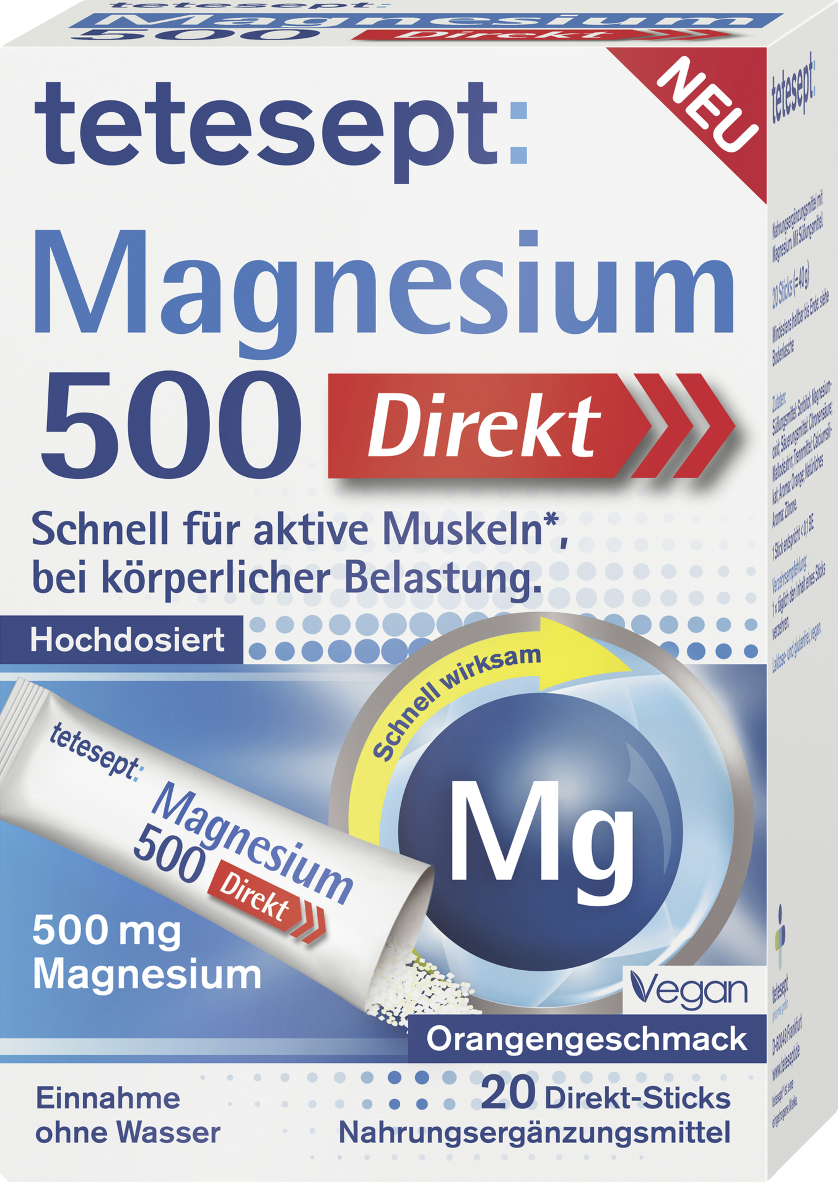 tetesept Magnesium 500 Direkt-Sticks online kaufen | rossmann.de