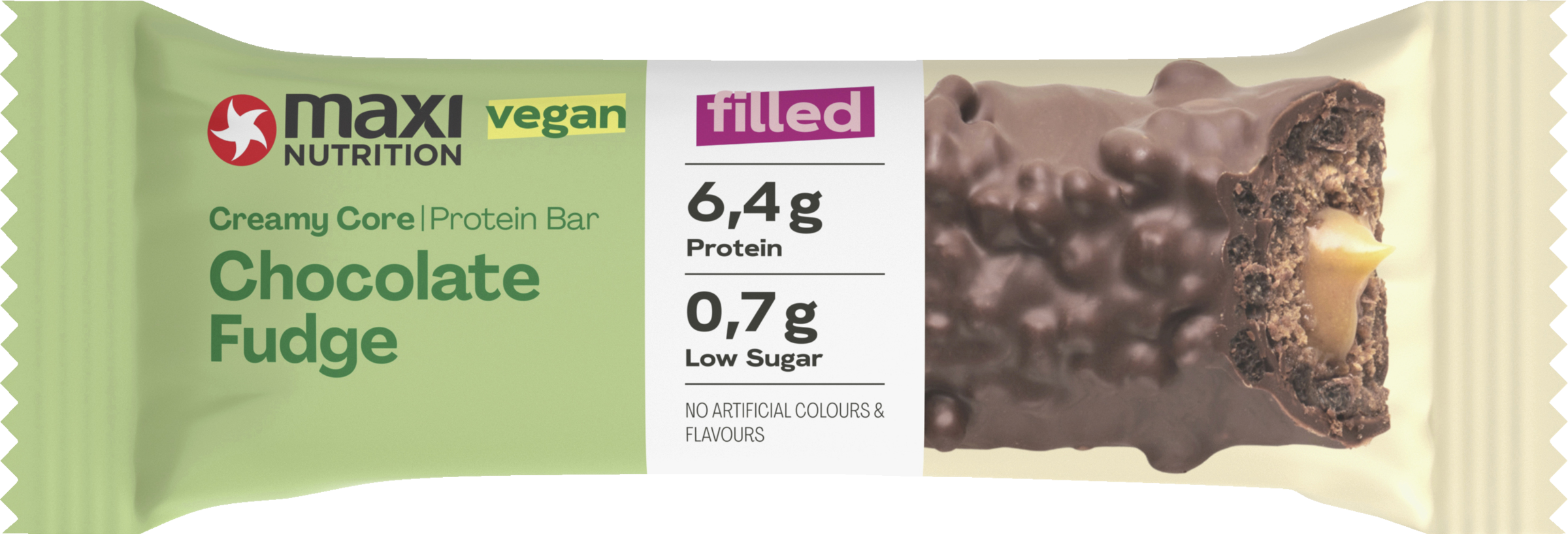 MaxiNutrition Creamy Core Protein Bar Chocolate Fudge vegan | rossmann.de